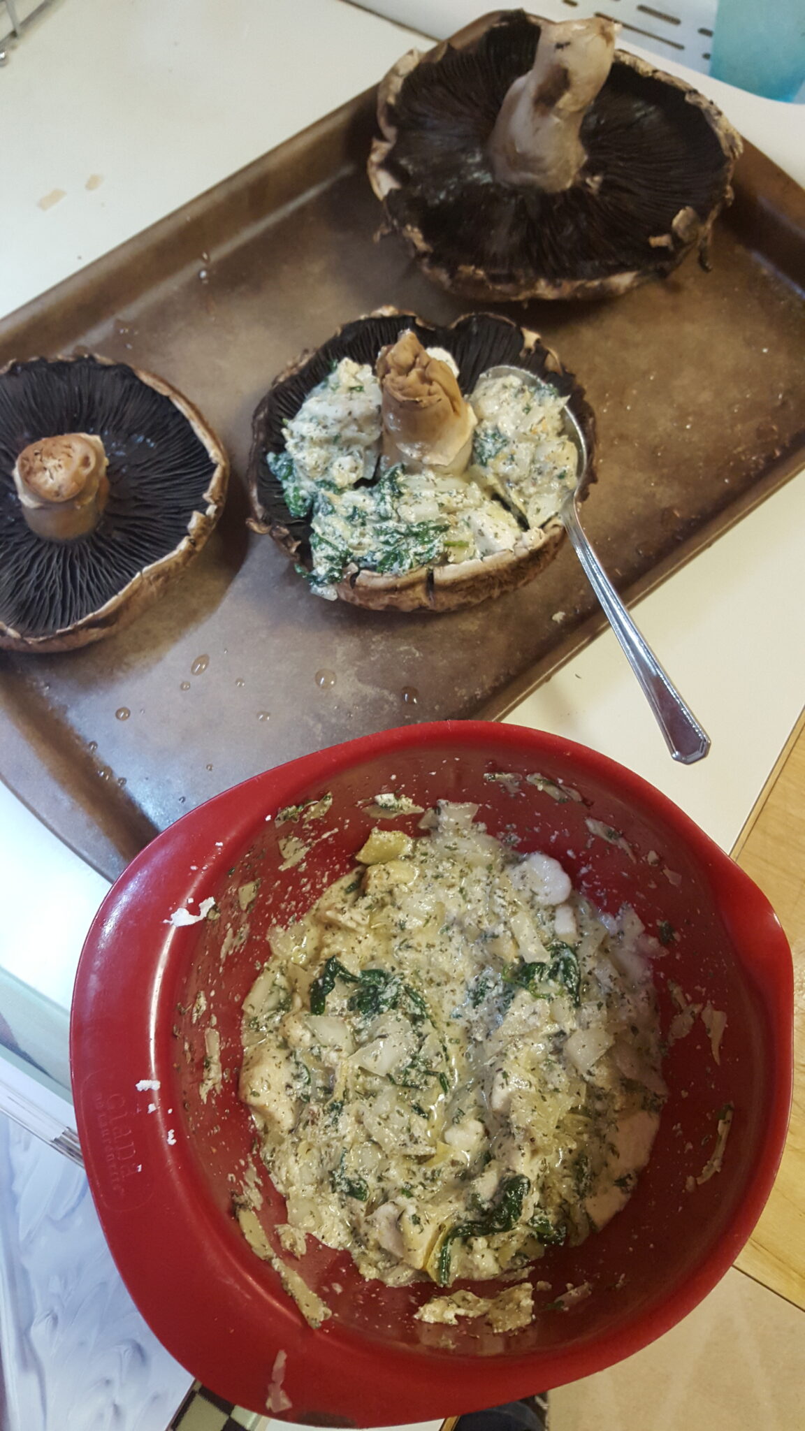 FBR Stuffed Portobello Mushroom Caps • Farr Better Recipes®